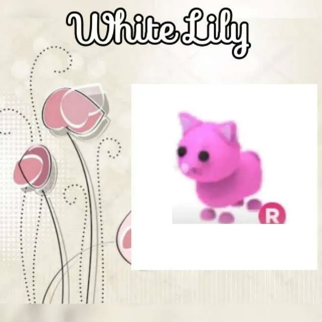 R Pink Cat - Adopt Me Game Item - Gameflip