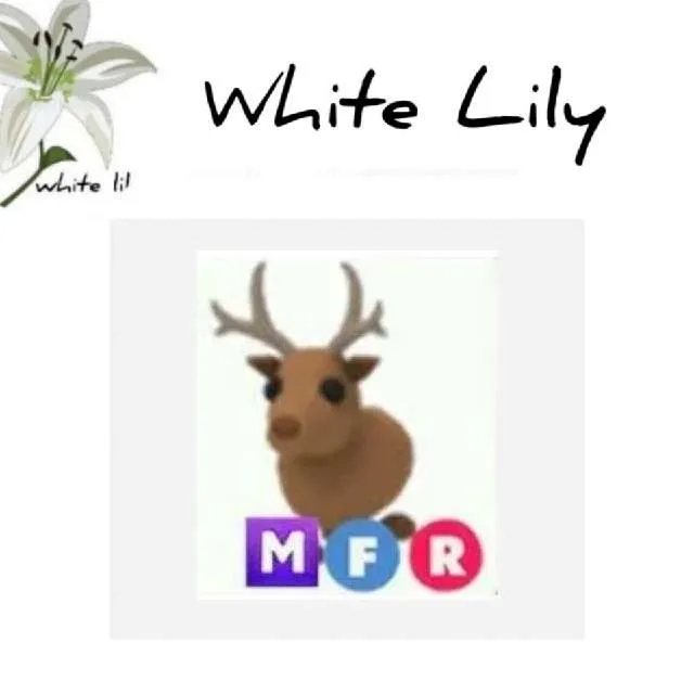 MFR Reindeer - Adopt Me Game Items - Gameflip
