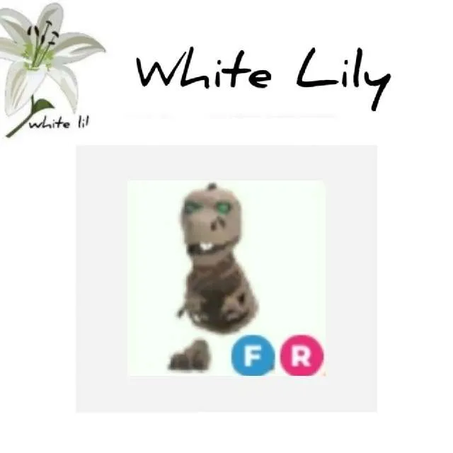 FR Skele-Rex - Adopt Me Game Items - Gameflip
