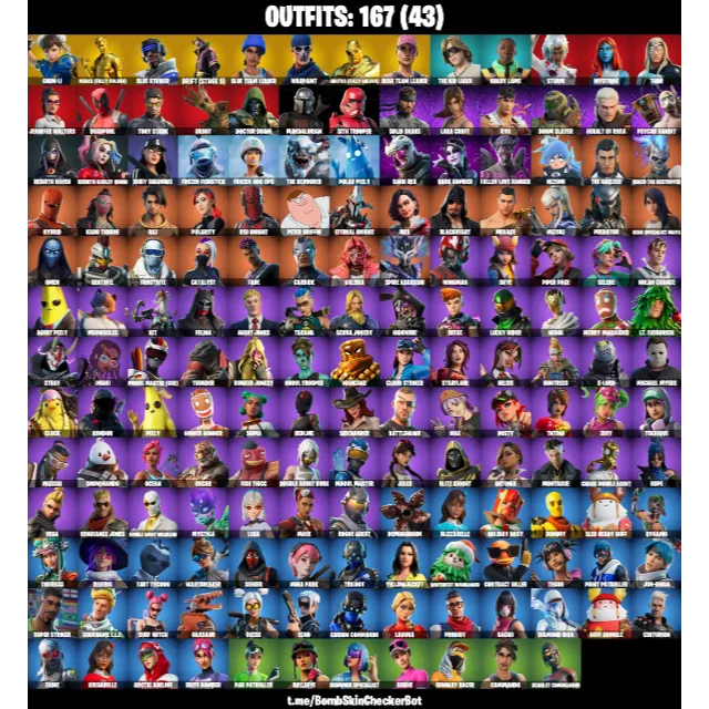 Fortnite Account - Leviathan Axe - OgStw - 167 Skins - Chun Li - Gold ...