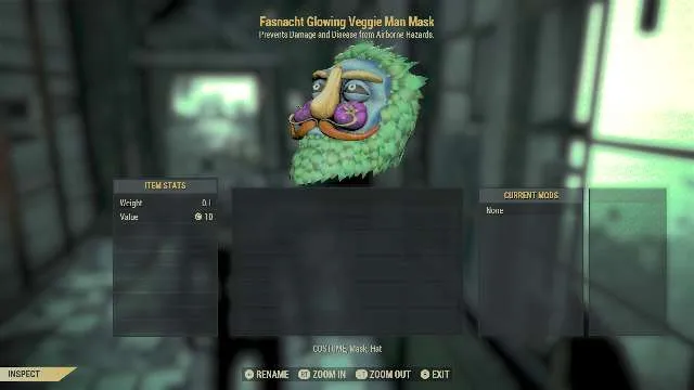 Glowing Veggie Man - Fallout 76 Game Item - Gameflip
