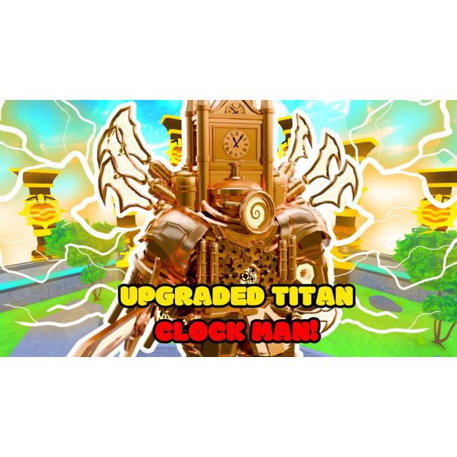 UPGRADED TITAN CLOCKMAN - TTD - Other Spiel Artikel - Gameflip