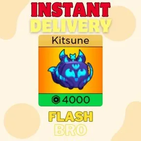 PERMANENT KITSUNE FRUIT - BLOX FRUIT 4000 - Blox Fruits Game Item ...