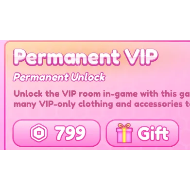 PERMANENT VIP - DRESS TO IMPRESS (DTI) 799 - Other Game Item - Gameflip