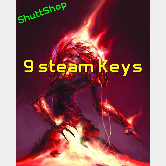 9 Steam Keys - Steam Games - Gameflip