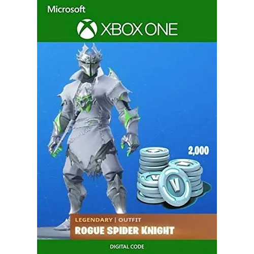Fortnite - Rogue Spider Knight Bundle + 2000 V-Bucks - XBox One Game ...