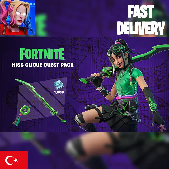 Fortnite - Hiss Clique Quest Pack - XBox One Games - Gameflip