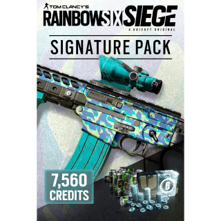 Tom Clancy's Rainbow Six Siege 7,560 Signature Pack - XBox One Games ...