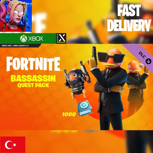 Fortnite - Bassassin Quest Pack - XBox One Games - Gameflip
