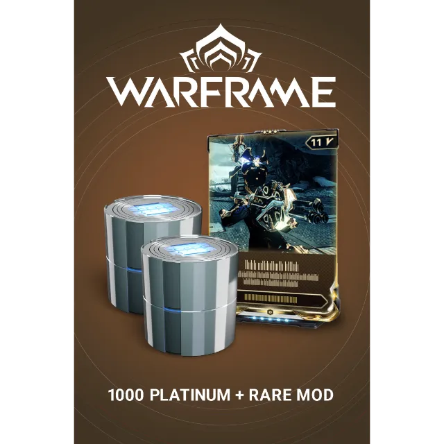 1000 Platinum + Rare Mod - Warframe - Warframe Game Items - Gameflip