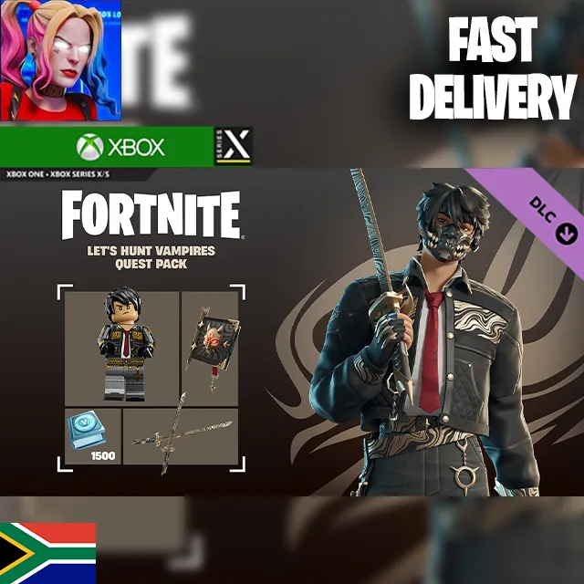5x Fortnite - Let's Hunt Vampires Quest Pack - Fortnite Game Items ...