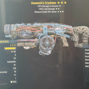 Weapon | Assassins Limb Cryolator - Game Items - Gameflip
