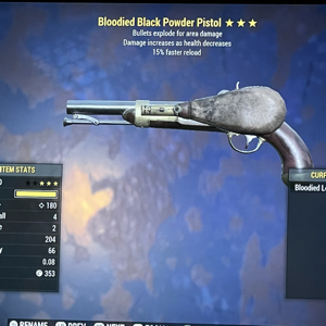 Weapon | Bloodied Be RLD Pistol - Game Items - Gameflip