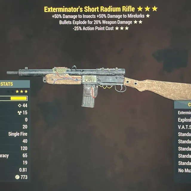 Exterminators EXP Radium - Fallout 76 Game Items - Gameflip