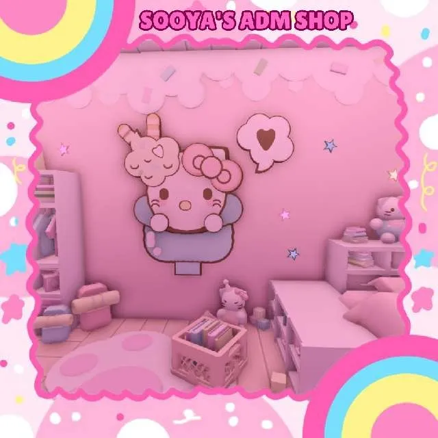 Adopt Me! Hello Kitty Plushcore House Build - Adopt Me Game Item - Gameflip