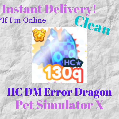 Shiny HC DM Error Dragon - Game Items - Gameflip