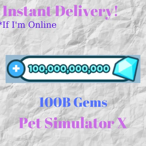 Gems - Pet Simulator X Game Items - Gameflip