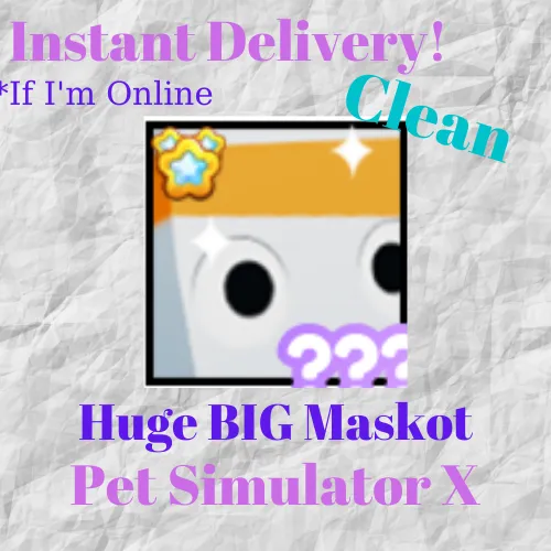 Huge Big Maskot - Pet Simulator X Game Items - Gameflip