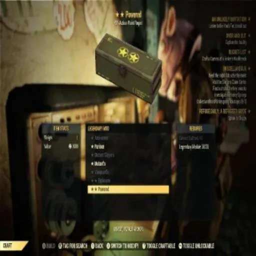 Powered Mod - Fallout 76 Game Items - Gameflip