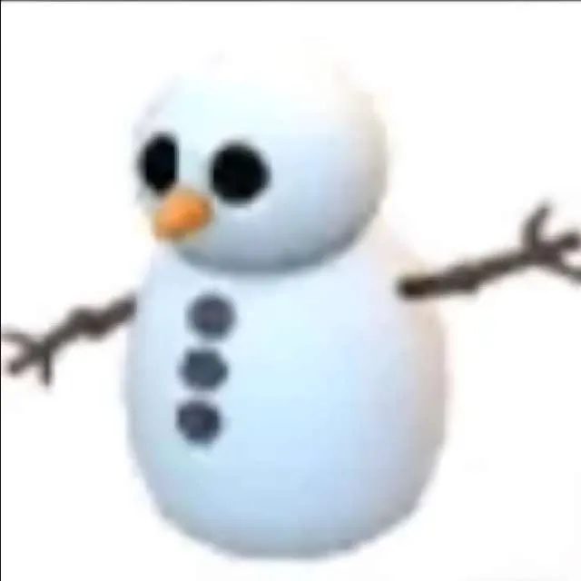 Snowman - Adopt Me Game Item - Gameflip