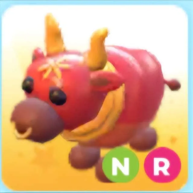 Neon Lunar Ox Ride - Adopt Me Game Item - Gameflip
