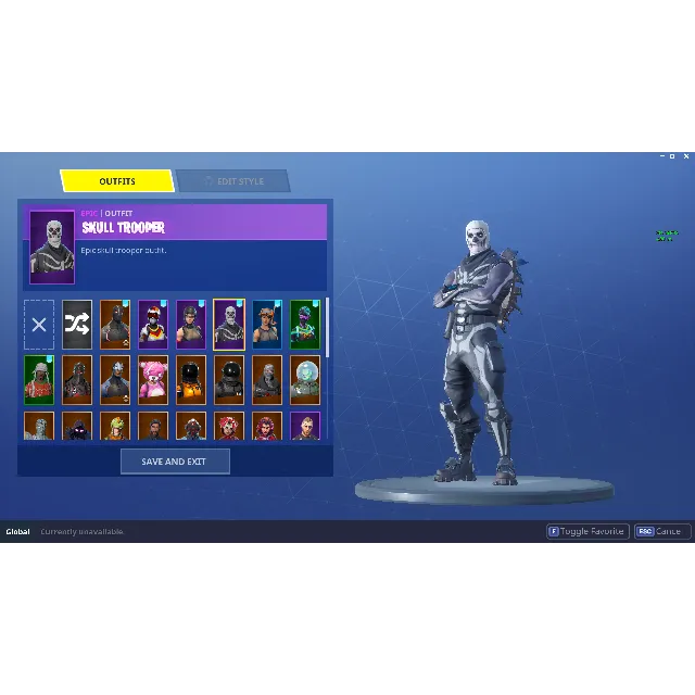 Fortnite Skull Trooper Account + Yuletide ops + The Reaper axe | 3600 ...