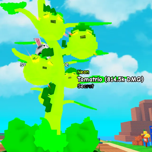 Neon Tomatrio 814k - Plants vs Brainrots Game Item - Gameflip
