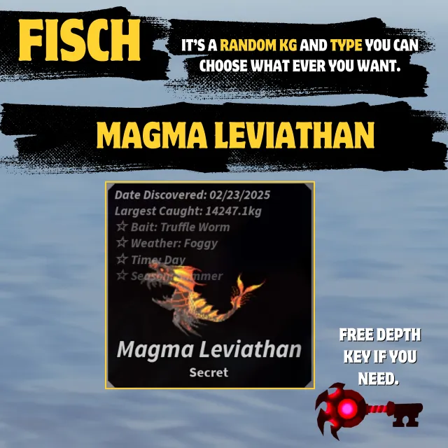 MAGMA LEVIATHAN - FISCH - Other Game Item - Gameflip