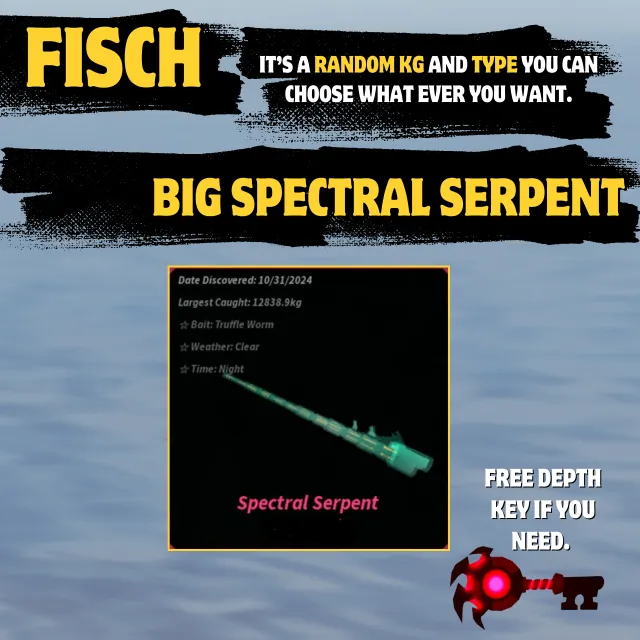 BIG SPECTRAL SERPENT - FISCH - Other Game Item - Gameflip