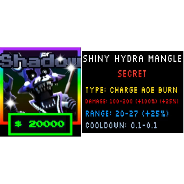 Shiny Hydra Mangle - Other Game Items - Gameflip
