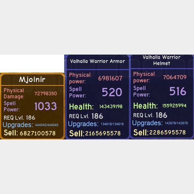 Bundle | Valhalla War Set & Leg - Game Items - Gameflip