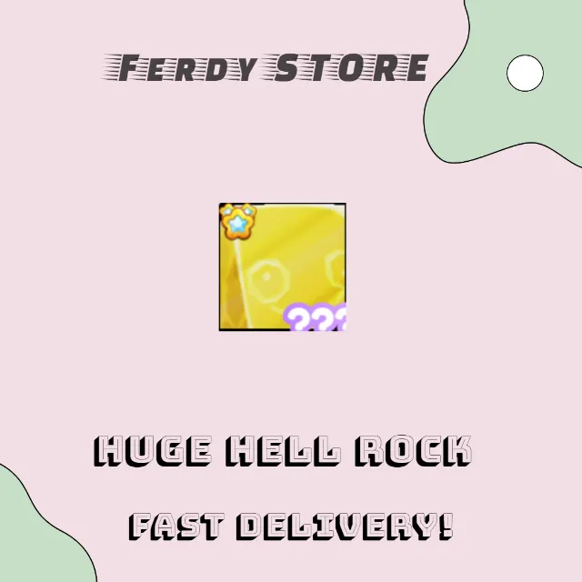Golden Huge Hell Rock - Pet Simulator X Game Item - Gameflip