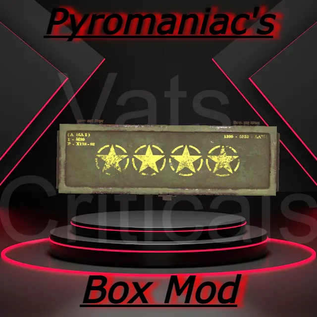 Pyromaniac's Box Mod - Fallout 76 Game Item - Gameflip