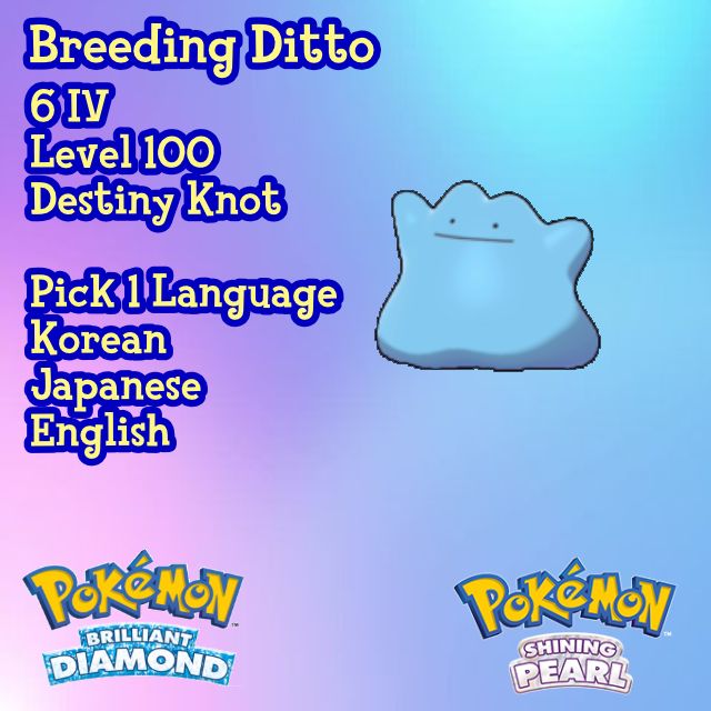 Ditto | Breeding Ditto - Game Items - Gameflip