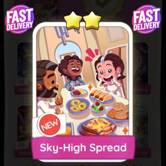 Monopoly Go Sky-High Spread - Monopoly Go! Game Item - Gameflip