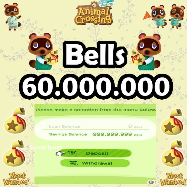 Bells | 60 000 000x - Game Items - Gameflip