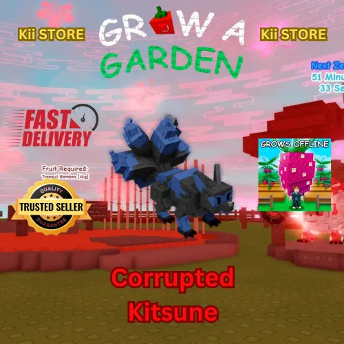Corrupted Kitsune | Grow a Garden - Grow a Garden Game Item - Gameflip