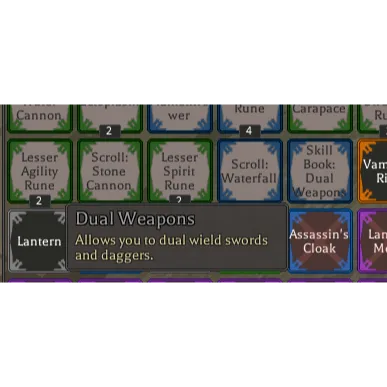 Rune Slayer | Dual Weapons Book - Game Item - Gameflip