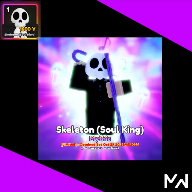 Skeleton Evo / Broke / Brook Evo Anime Adventure - Anime Adventure Game ...