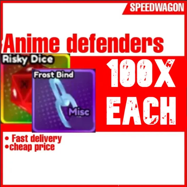 RISKY DICE - Anime Defenders Game Items - Gameflip
