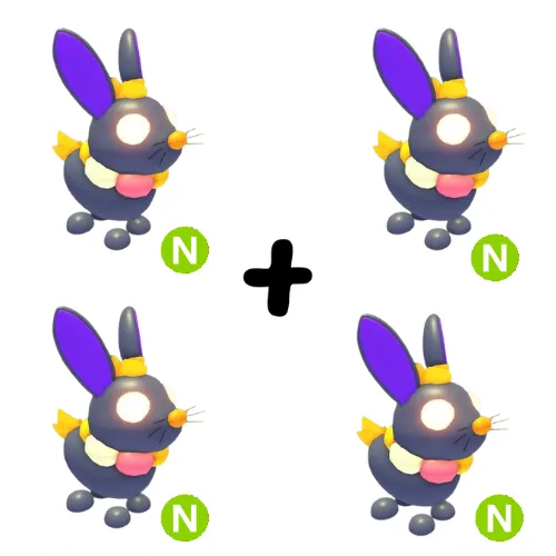 4X LUMINOUS RICE CAKE RABBIT - Roblox Game Items - Gameflip