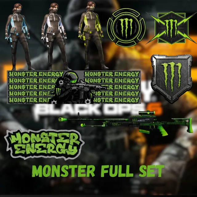 Call of Duty Black Ops 6 Monster Full Set Clawed and Dangerou Calling ...