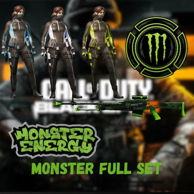 BLACK OPS 6 MONSTER ENERGY set - Call of Duty Game Items - Gameflip