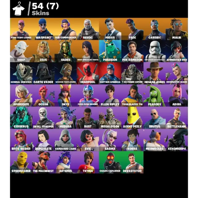 FORTNITE ACCOUNT | FA | 54 SKINS | OLD PVE - STW | PVE | OG STW ...