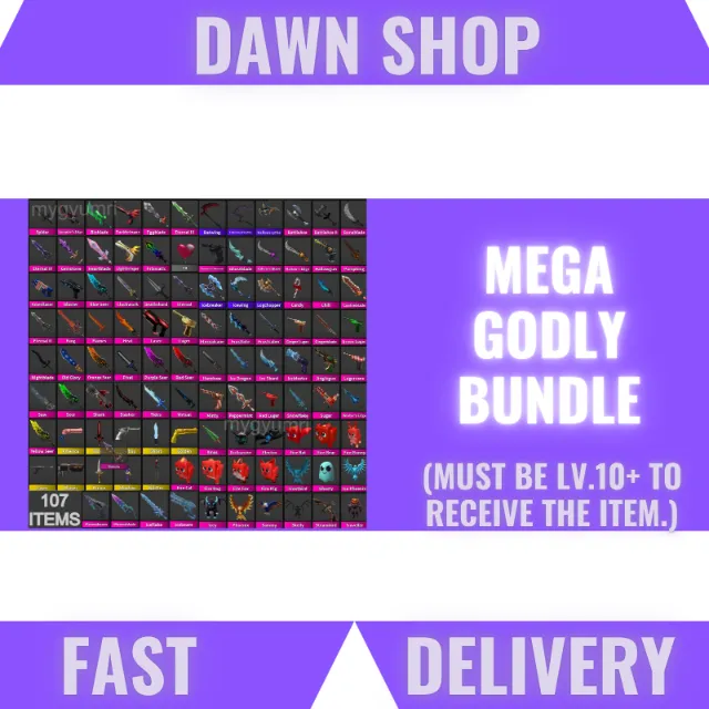 Mega Godly Bundle MM2 - Murder Mystery 2 Game Item - Gameflip