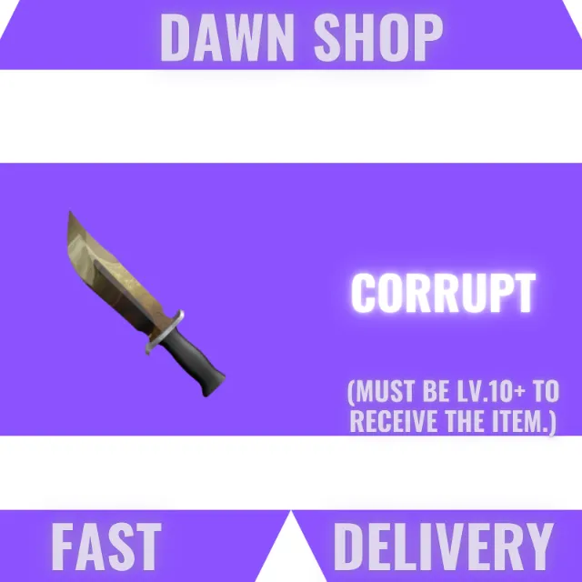 Corrupt MM2 - Murder Mystery 2 Game Item - Gameflip