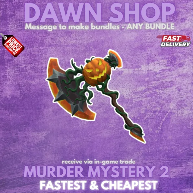 Traveler Axe MM2 - Murder Mystery 2 Game Item - Gameflip