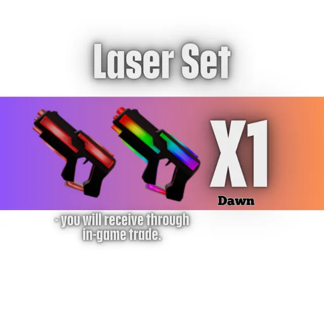 MM2: Laser Set - Murder Mystery 2 Game Item - Gameflip