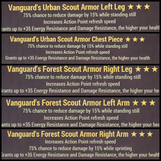 VANGUARD AP SENTINEL SCOUT ARMOR SET - Game Items - Gameflip