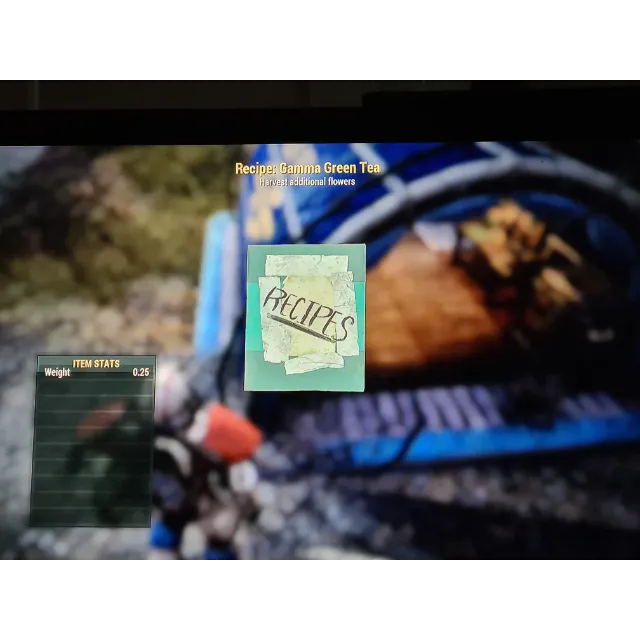 Gamma Green Tea recipe - Fallout 76 Game Item - Gameflip